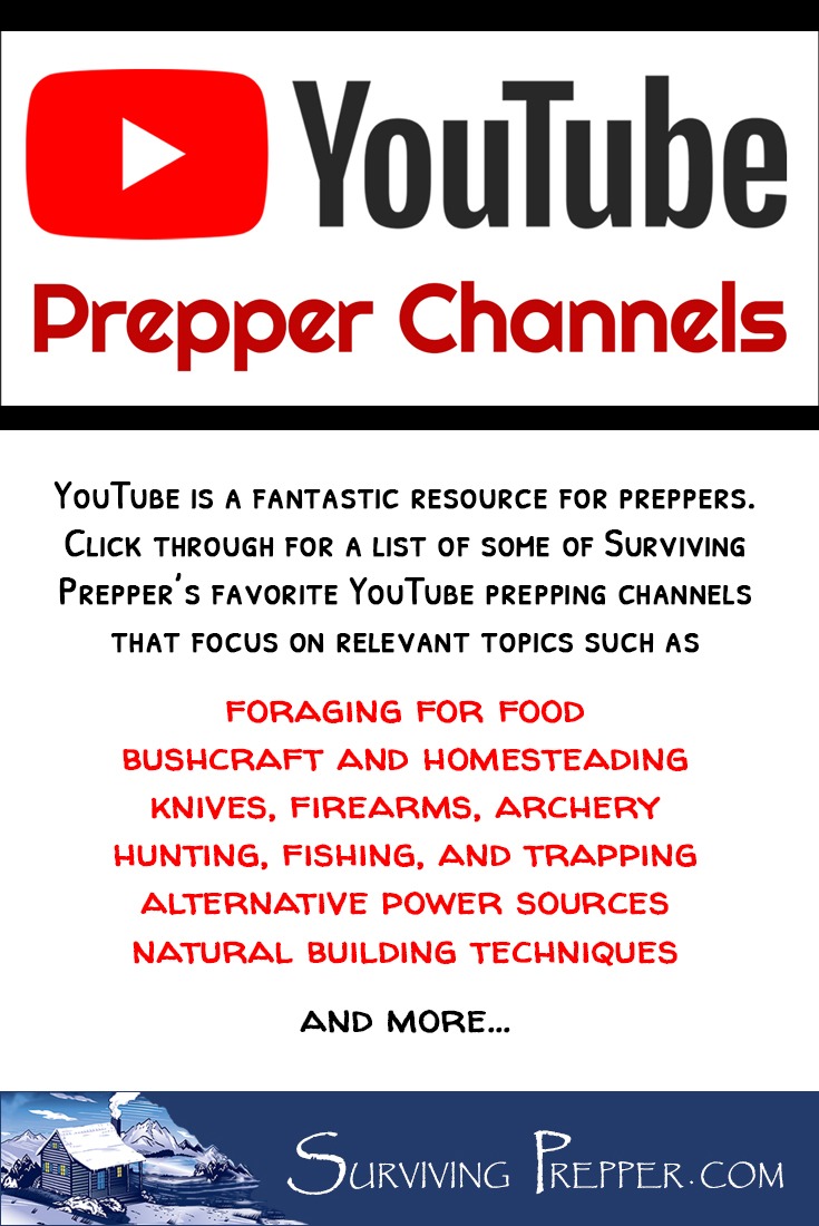 YouTubePrepperChannels_Pinterest - Surviving Prepper